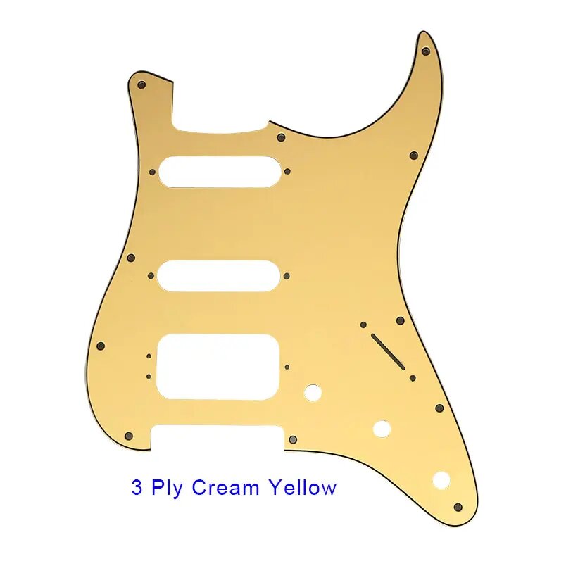 Плероо гитарная накладка для Stratocaster Коричневый, 4Ply Brown pearl — фото 1