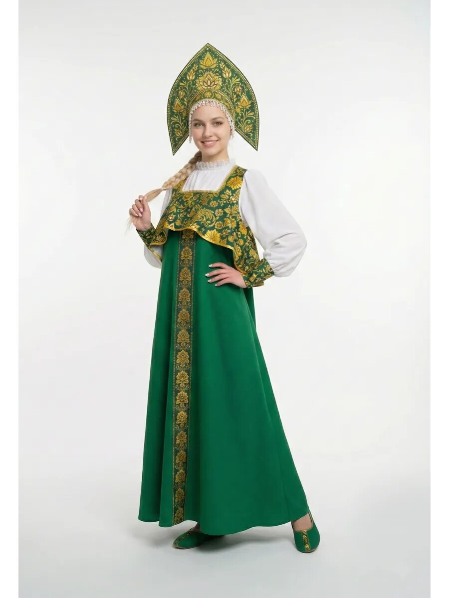 Русское народное платье Царевна костюм на Масленицу