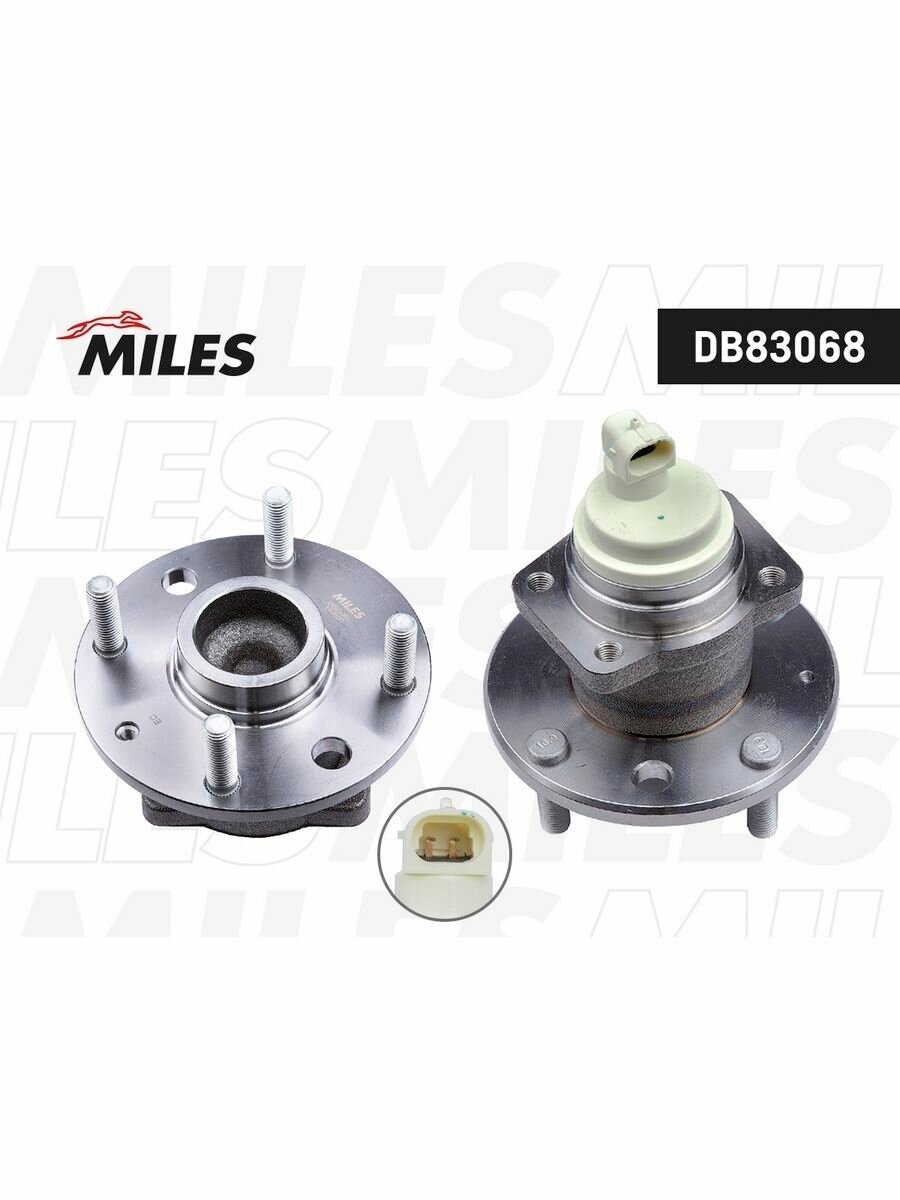 Ступица с подшипником задняя MILES DB83068 для DAEWOO Nubira, CHEVROLET Epica / Дэу Нубира, Шевроле Эпика