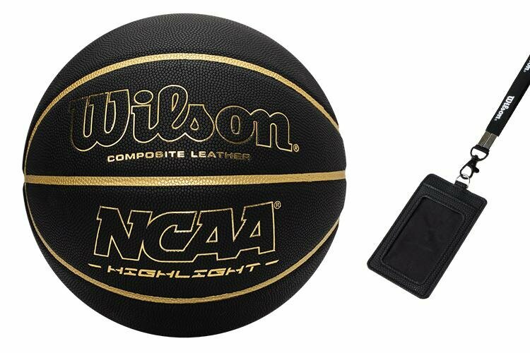 Баскетбольный мяч унисекс Wilson NCAA Collection WTB067519IB07CN, черный, PU, для тренировок, Size 7, версия CN