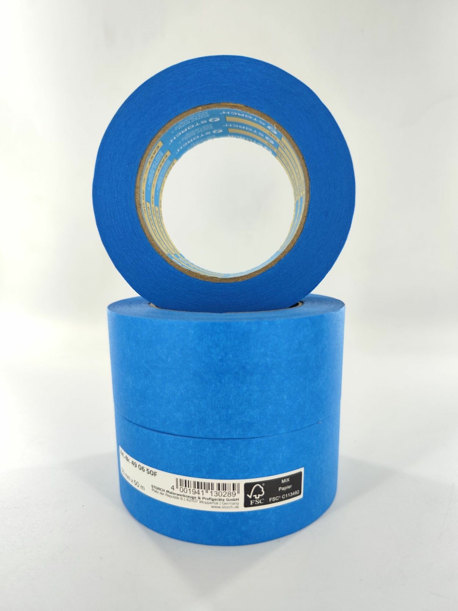 Лента крепированная синяя Storch MaskUp EasyStar UV 490650F (50мм*50м) упак (3 шт)