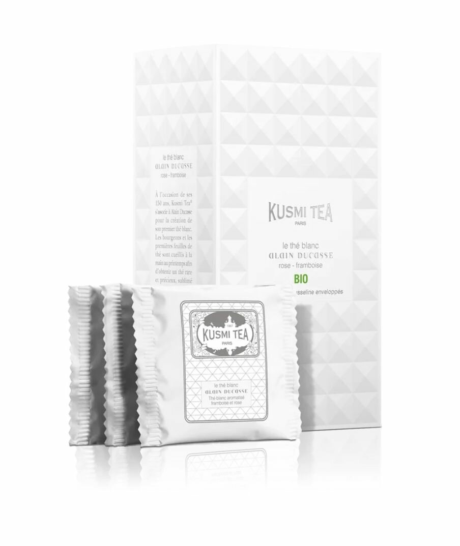 Белый чай с малиной и розой LE THE BLANC ALAIN DUCASSE