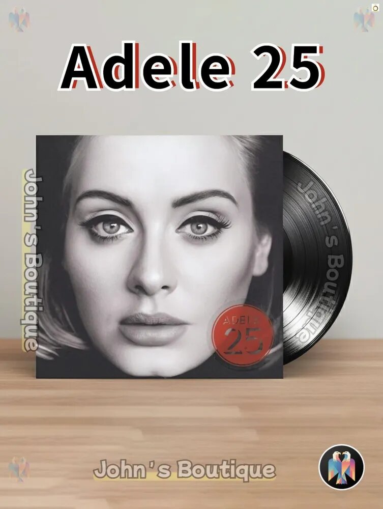 Adele 25 LP Виниловая Пластинка 12 Дюймов - Музыкальный альбом от Adele
