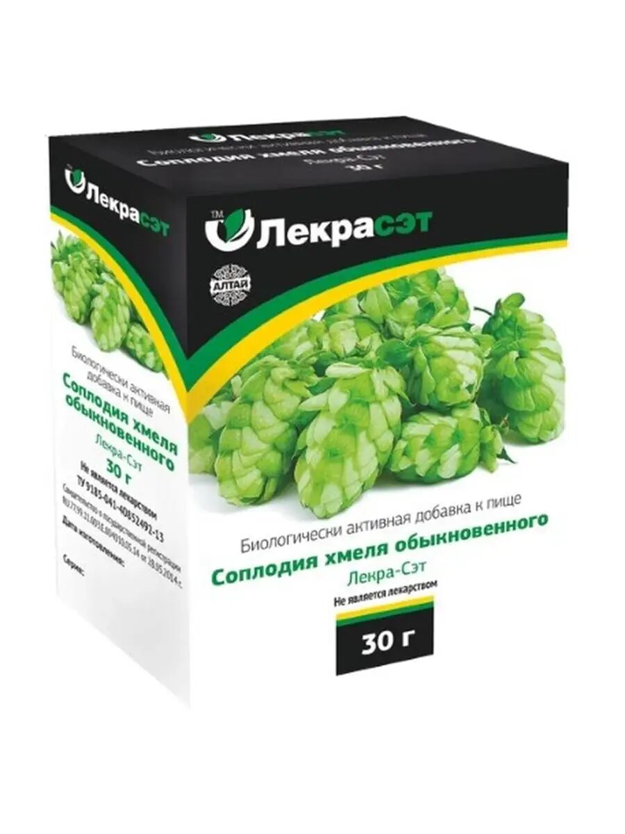 Хмель обыкновенный соплодия лекра-сэт 30