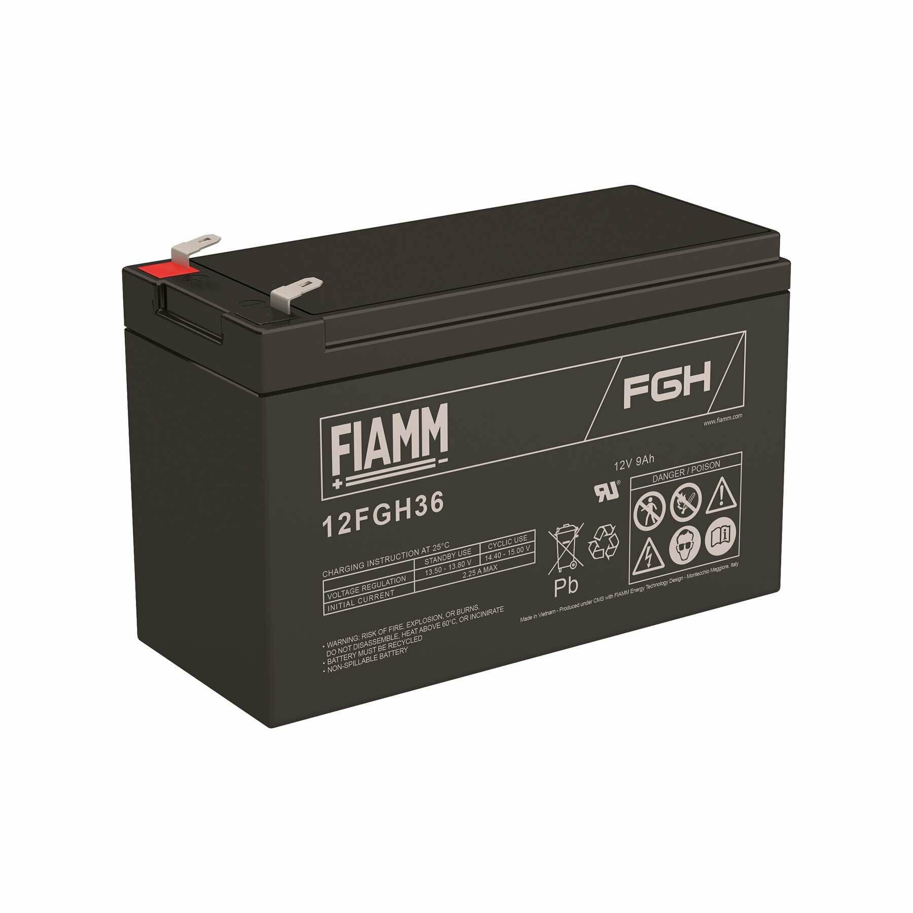 FIAMM Аккумуляторная батарея 12В - 9,0Ач 12FGH36