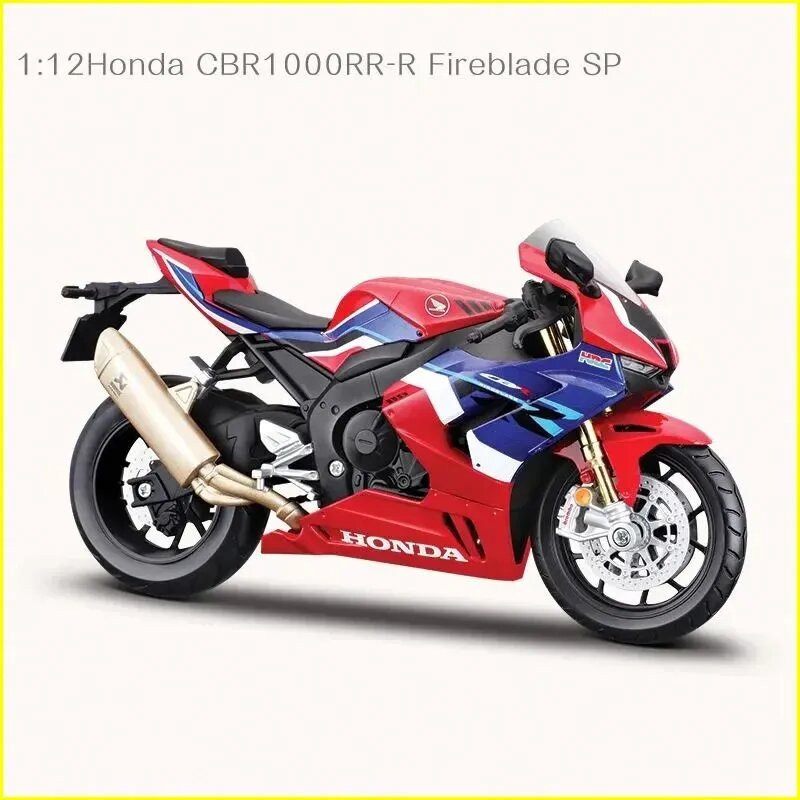 Игрушечный мотоцикл 1:12 Honda CBR1000RR-R Fireblade SP Белый/Малиновый