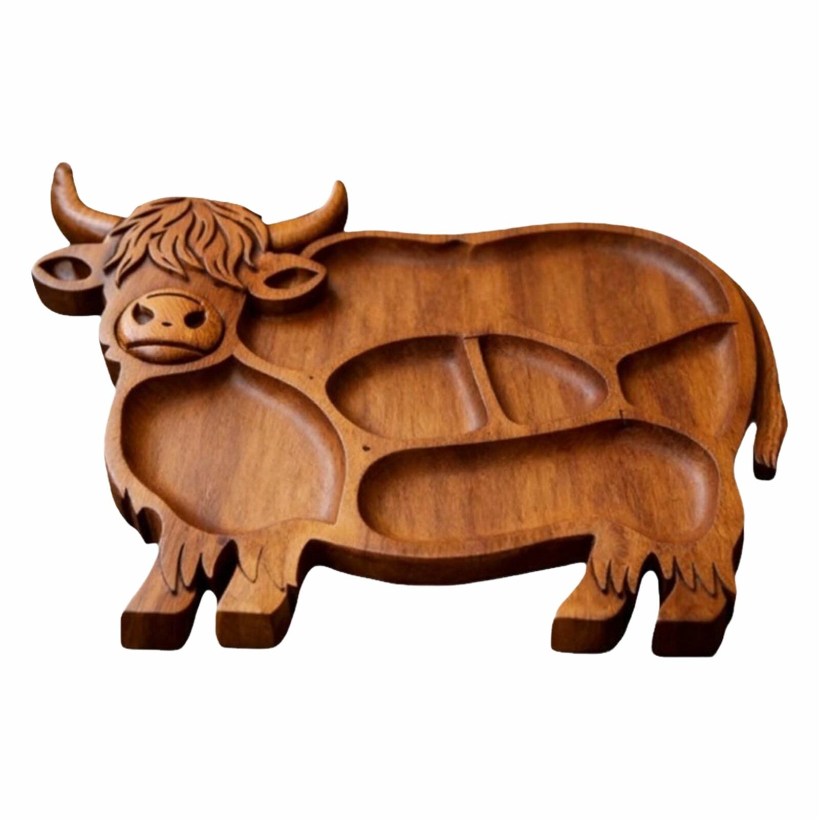 Milochic Набор тарелок "Highland Cow" 20.5 см 1 шт коричневый