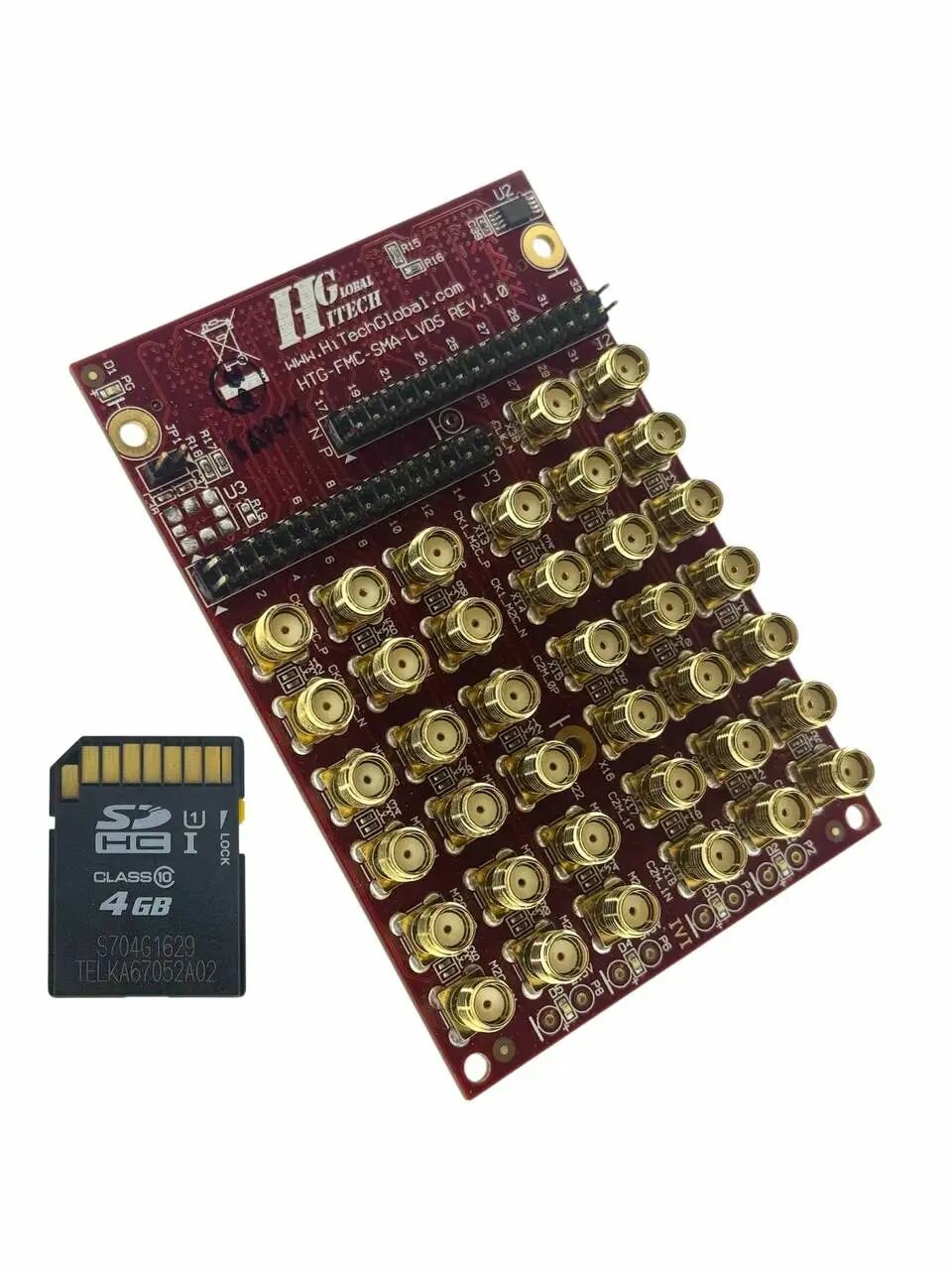 Плата HTG-FMC-SMA-LVDS REV.1.0 HITECH GLOBAL