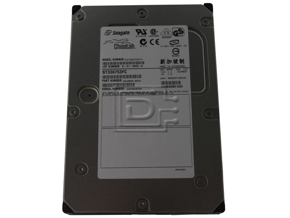 Жесткий диск Seagate 9U9004 36,7Gb Fibre Channel 3,5" HDD