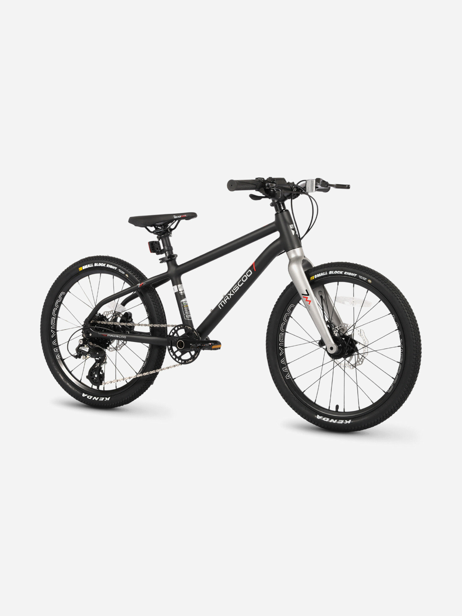Велосипед детский Maxiscoo 7ULTRA 20' черный матовый, 2026