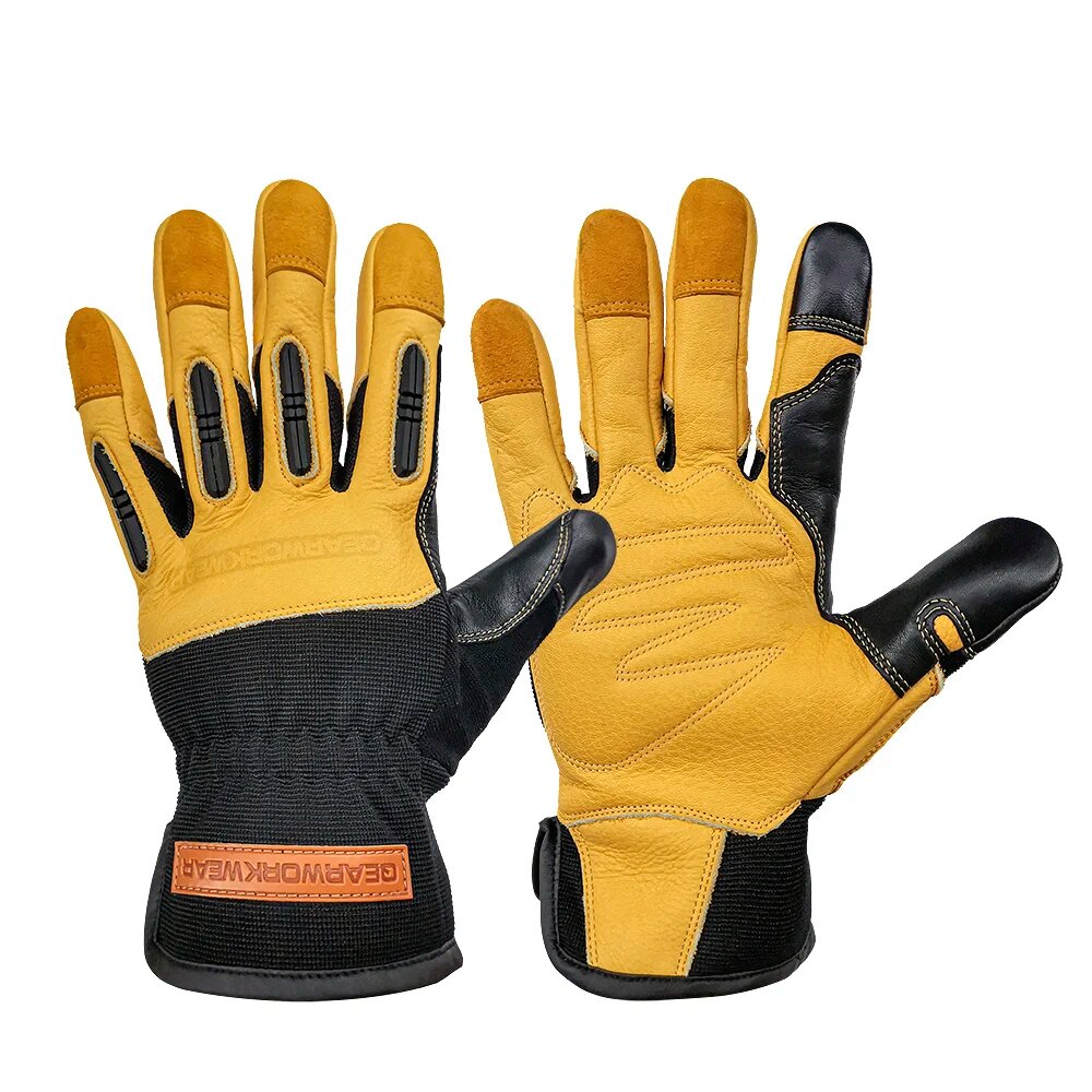 Рабочие перчатки кожаные GearWorkWear, 1 пара