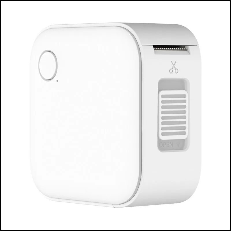 Принтер для наклеек/этикеток термотрансферный, слоновая кость, Bluetooth