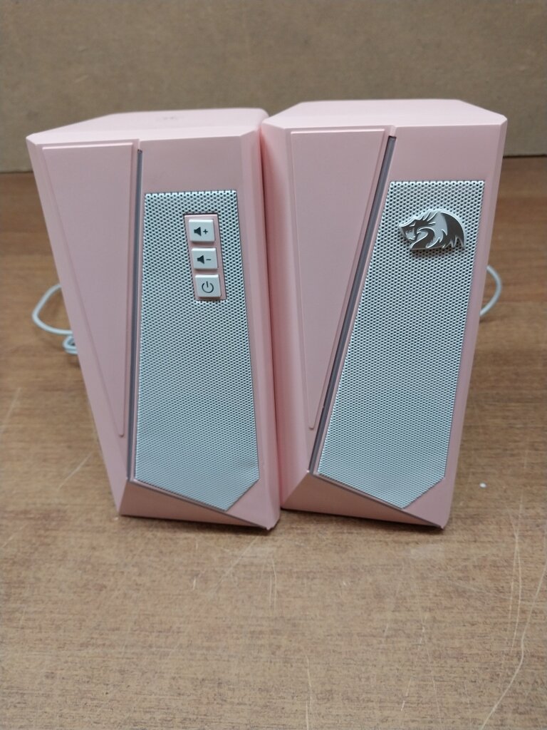 Акустика REDRAGON (71776) Anvil розовый,5 Вт,RGB,USB+3.5мм розовый (1476553)