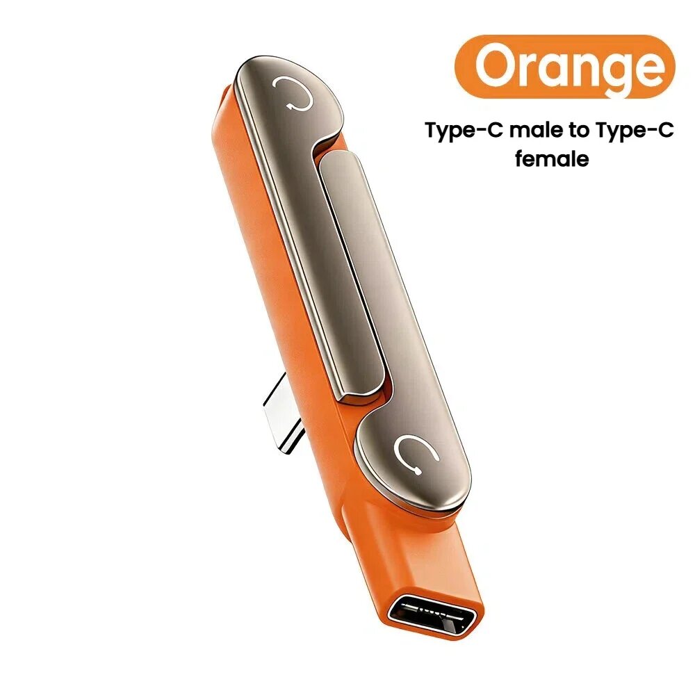 Адаптер USB-C - USB-C Orange, 240 Вт