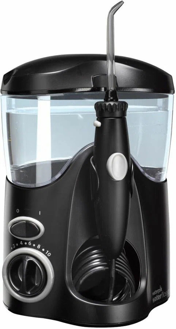 Ирригатор WaterPik WP-112EUE, регулировка давления струи, черный