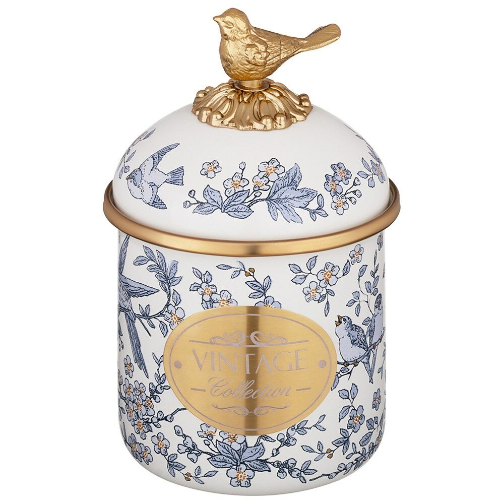 Банка для сыпучих продуктов lefard, серия royal garden, 9 х 9 см , 500 мл