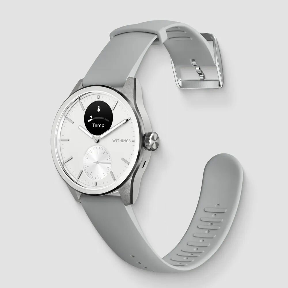 Умные наручные часы WITHINGS Scanwatch 2 42mm / Pearl White