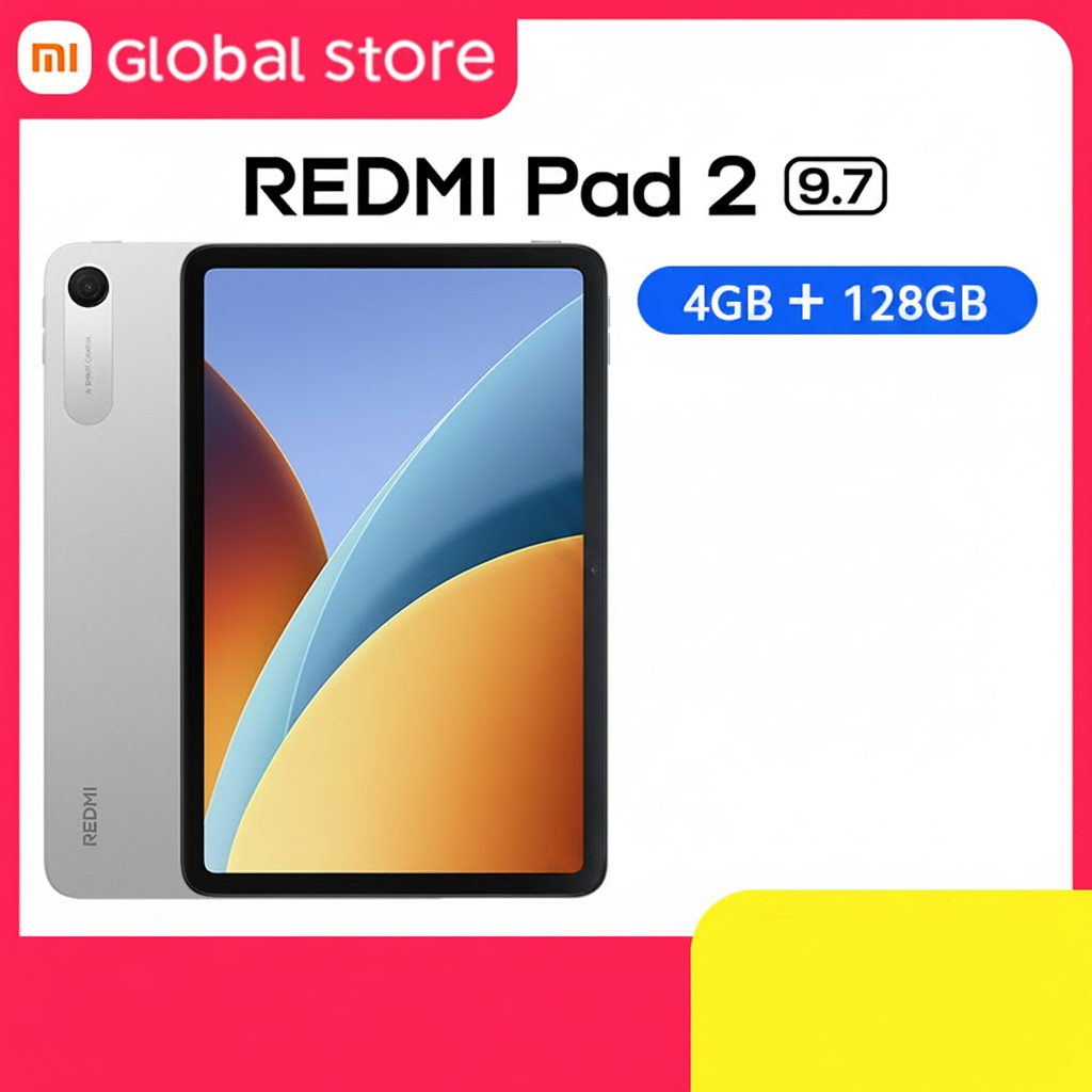 Планшет Xiaomi Redmi Pad, 9.7", 4/128ГБ, Wi-Fi, Android