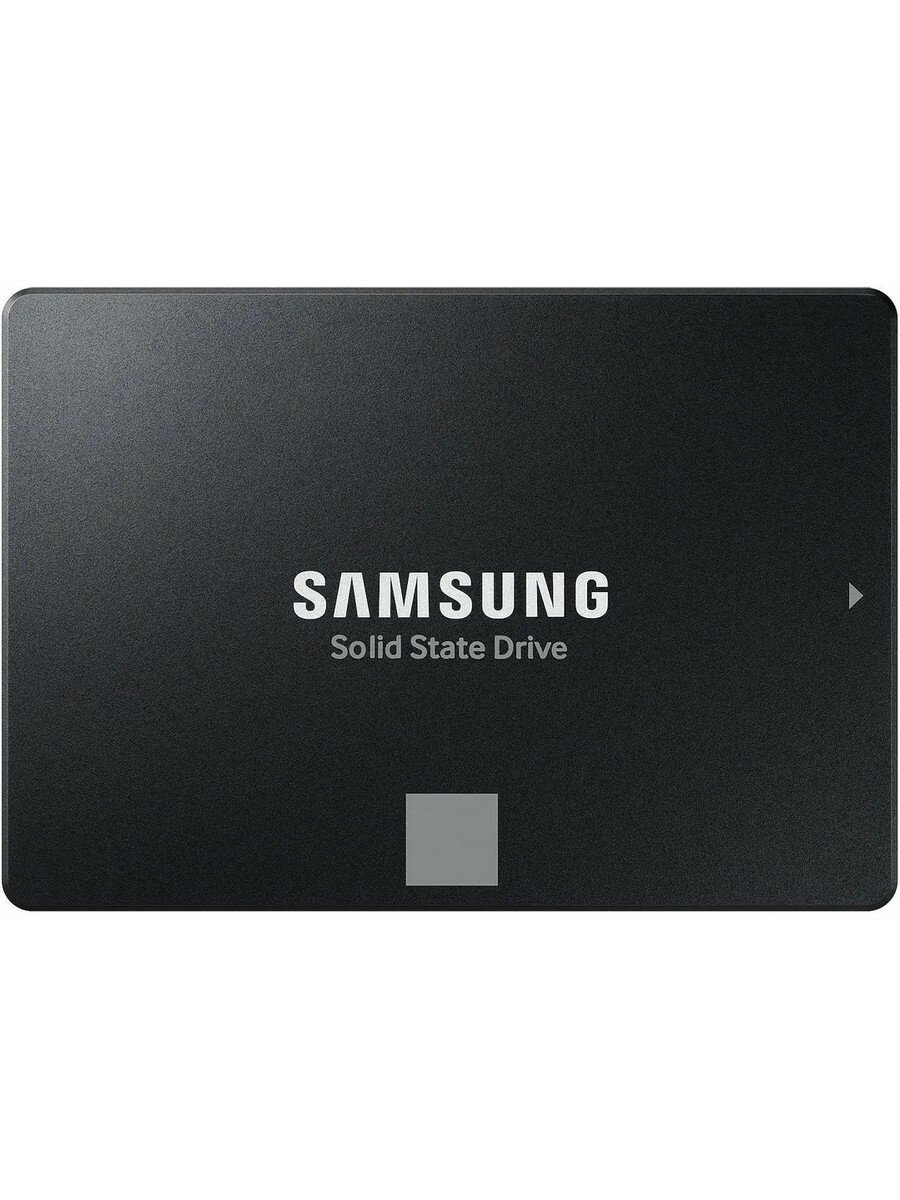Накопитель SSD SAMSUNG 1Tb 870 EVO (2.5" SATA III, R/W 560/530MB/s, 600TBW) (MZ-77E1T0B/AM)