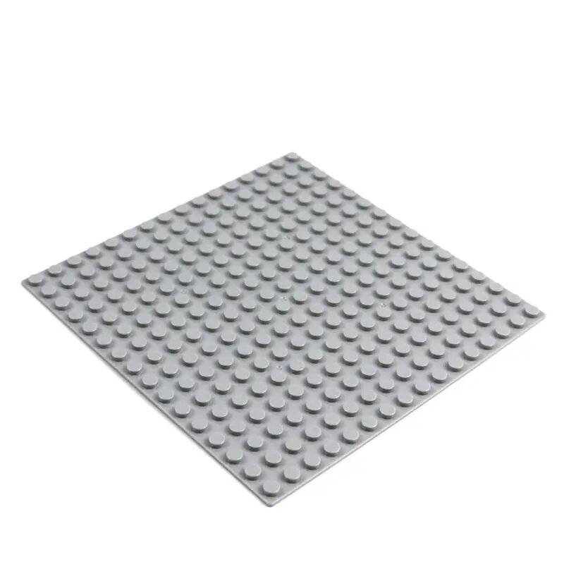 Серый LEGO 16x16 односторонняя плита