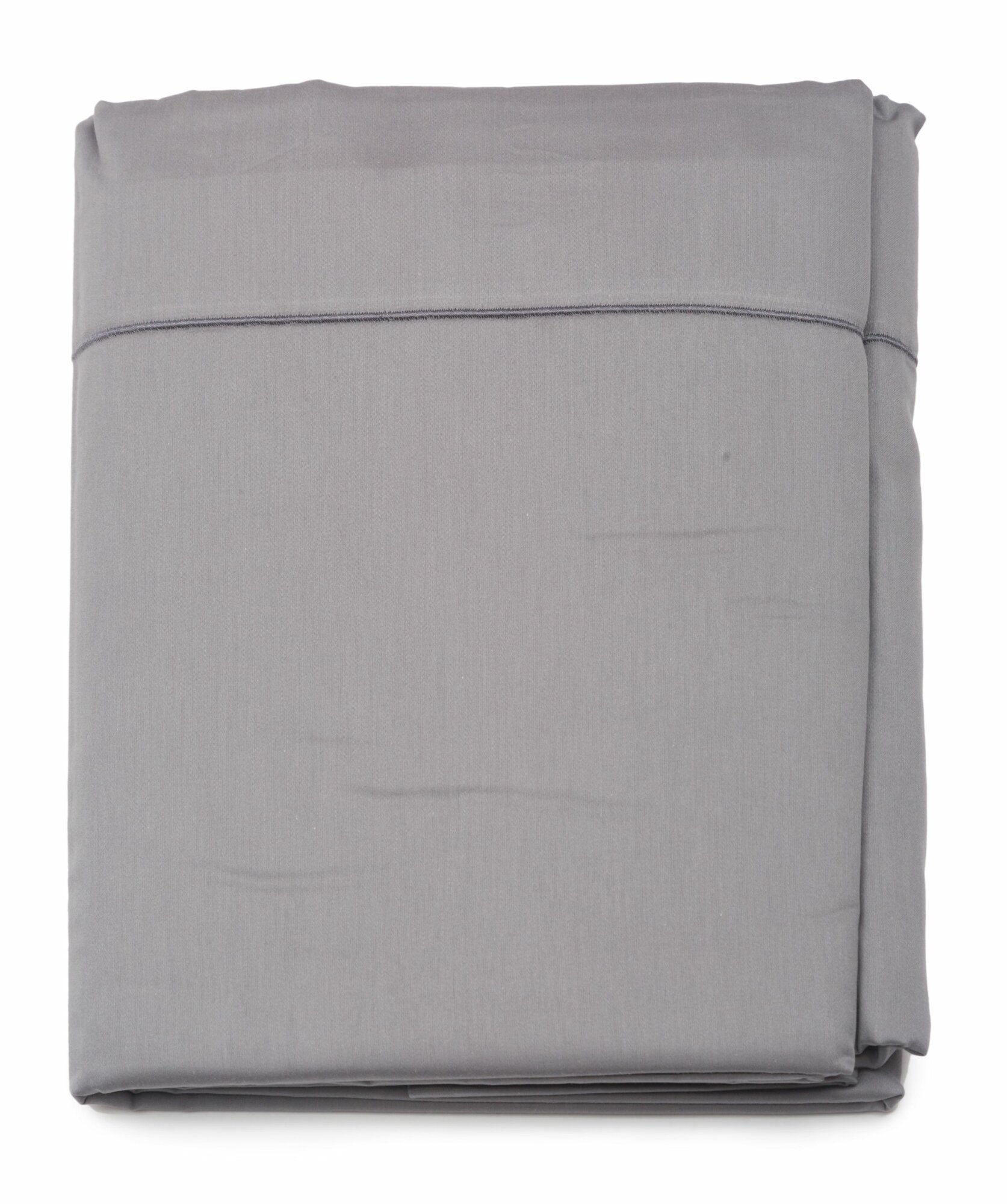 Простынь Blanc des Vosges FLAT SHEET 280/320 ardoise темно серый сатин 280TC