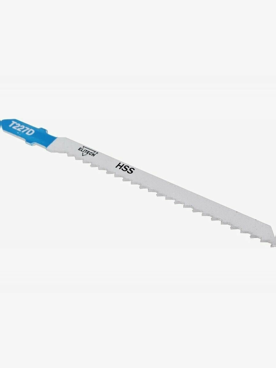 Пилка для лобзика ELITECH T227D (1820.086500) 1шт, по металлу, 75мм, фигурный чистый рез, блистер