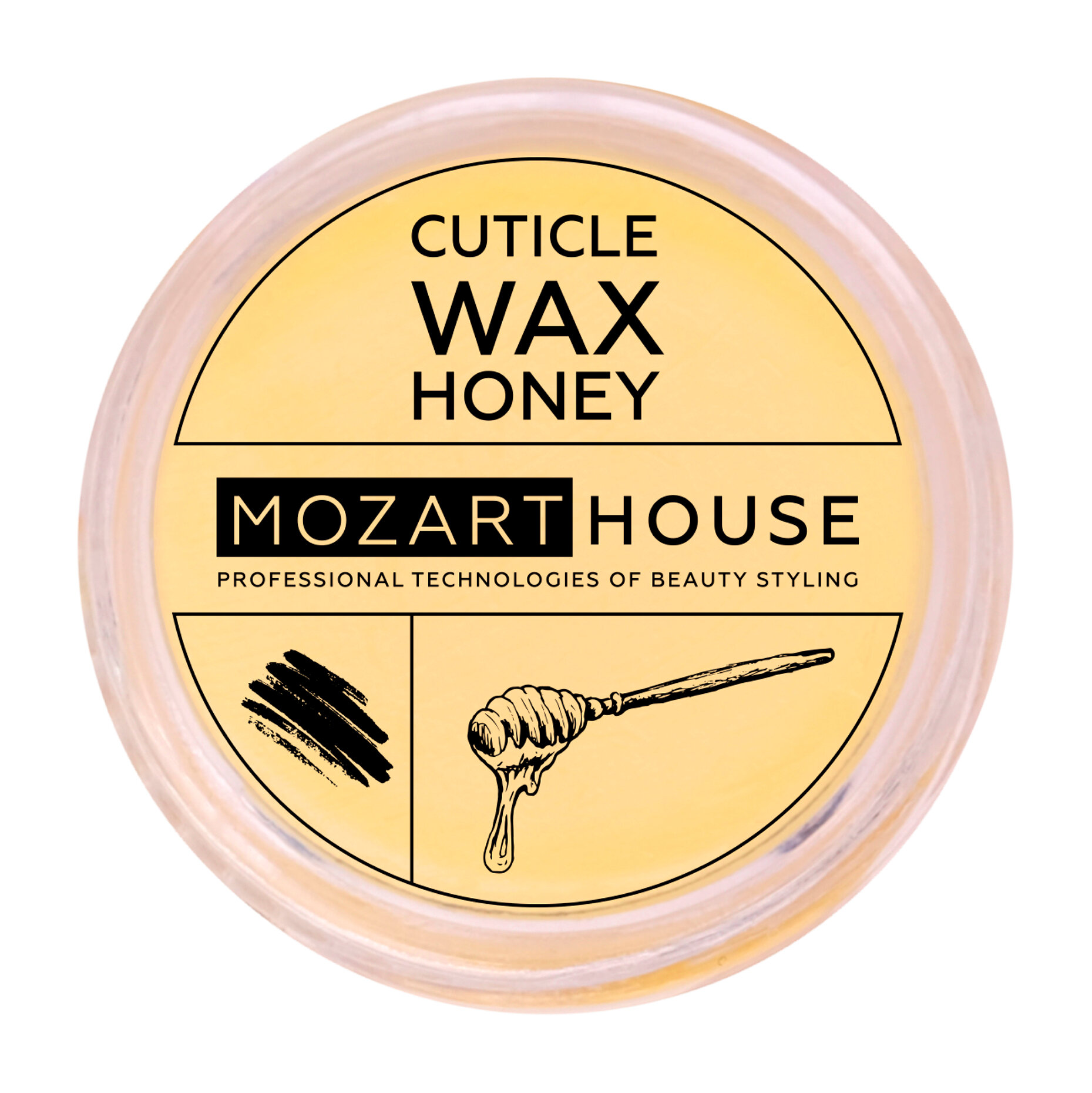 MOZART HOUSE Воск для кутикулы Honey, 4 г