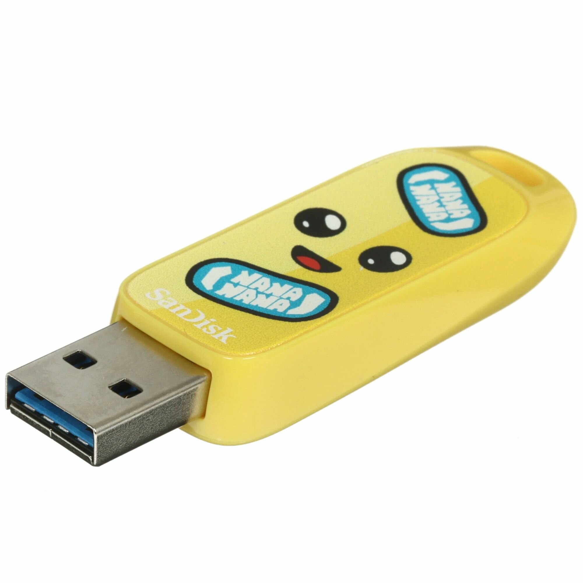 Память USB Flash 64 ГБ SANDISK Fortnite Peely Edition (SDCZIF-064G-G46) - USB3.2, USB Type-A, чтение до - 130 МБ/с