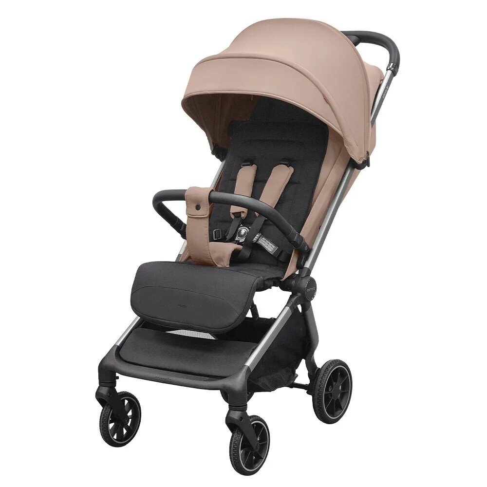 Прогулочная коляска Carrello Atom M CRL-5527 цвет: Snow Beige (серебристая рама)