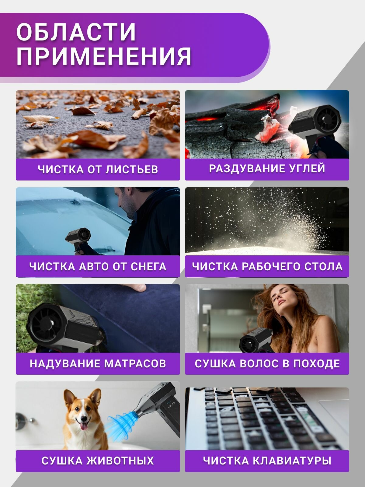 Мощный турбовентилятор Воздуходувка — фото 1
