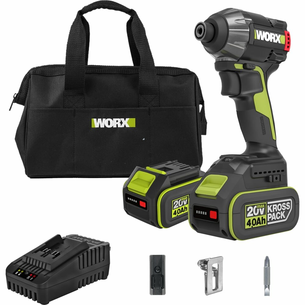 Аккумуляторный ударный винтоверт WORX Professional WU291