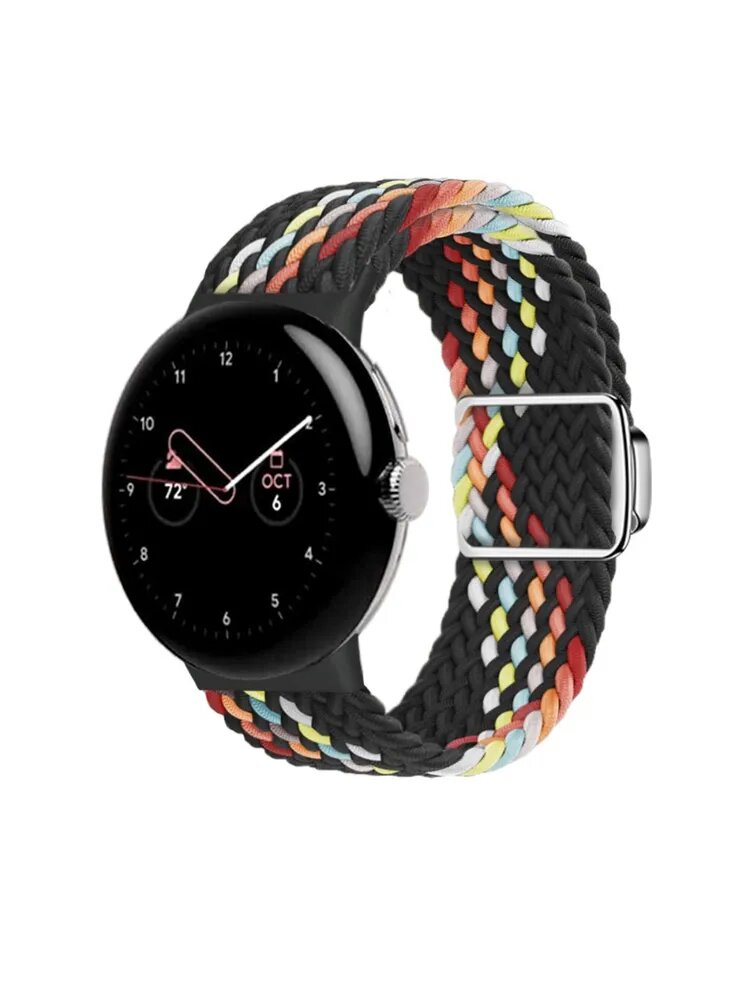 Тканевый ремешок для смарт-часов Google Pixel Watch 4/ 3/ 2/ 1 41мм, дизайн магнитной застёжки, повседневный лаконичный стильный стиль