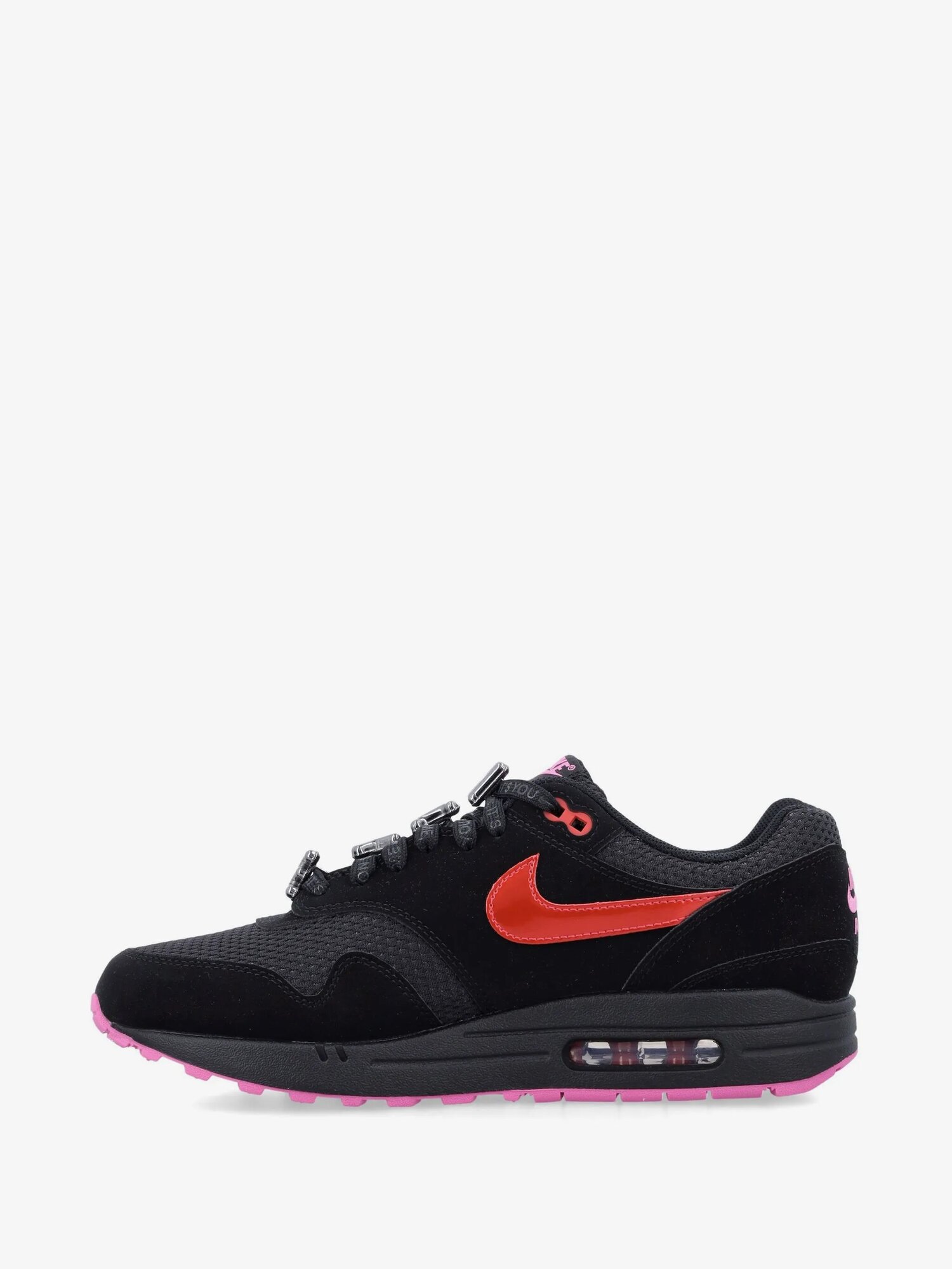 Кроссовки NIKE Air Max 1 PRM, размер 12.5 US, черный — фото 1