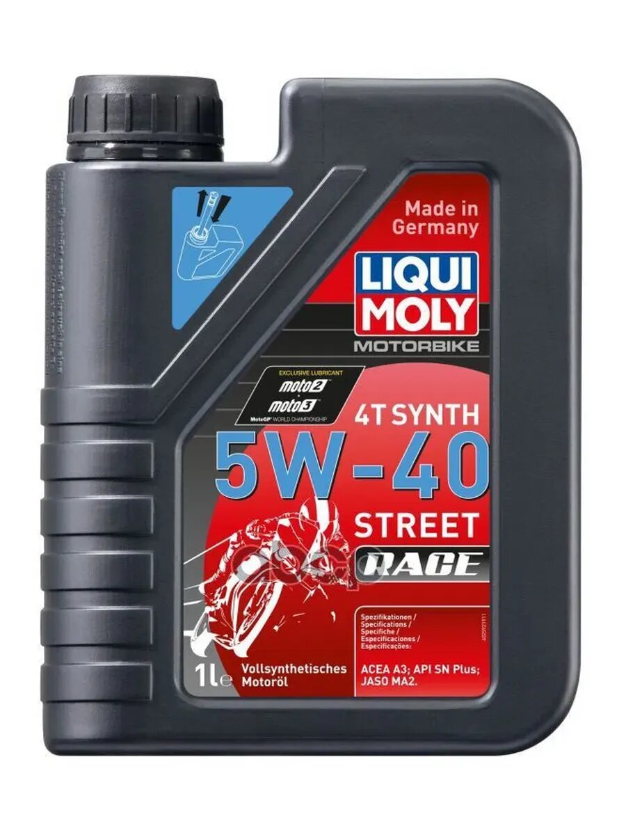 Для Мотоциклов 5W40 Liqui Moly 1Л Синтетика Racing Synth 4T