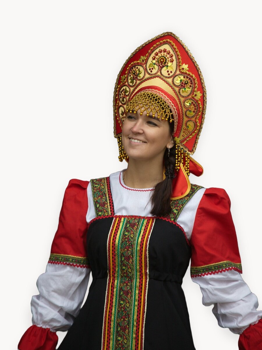 Кокошник "Узоры Хохломы" КХ-13 от бренда Забава Углич