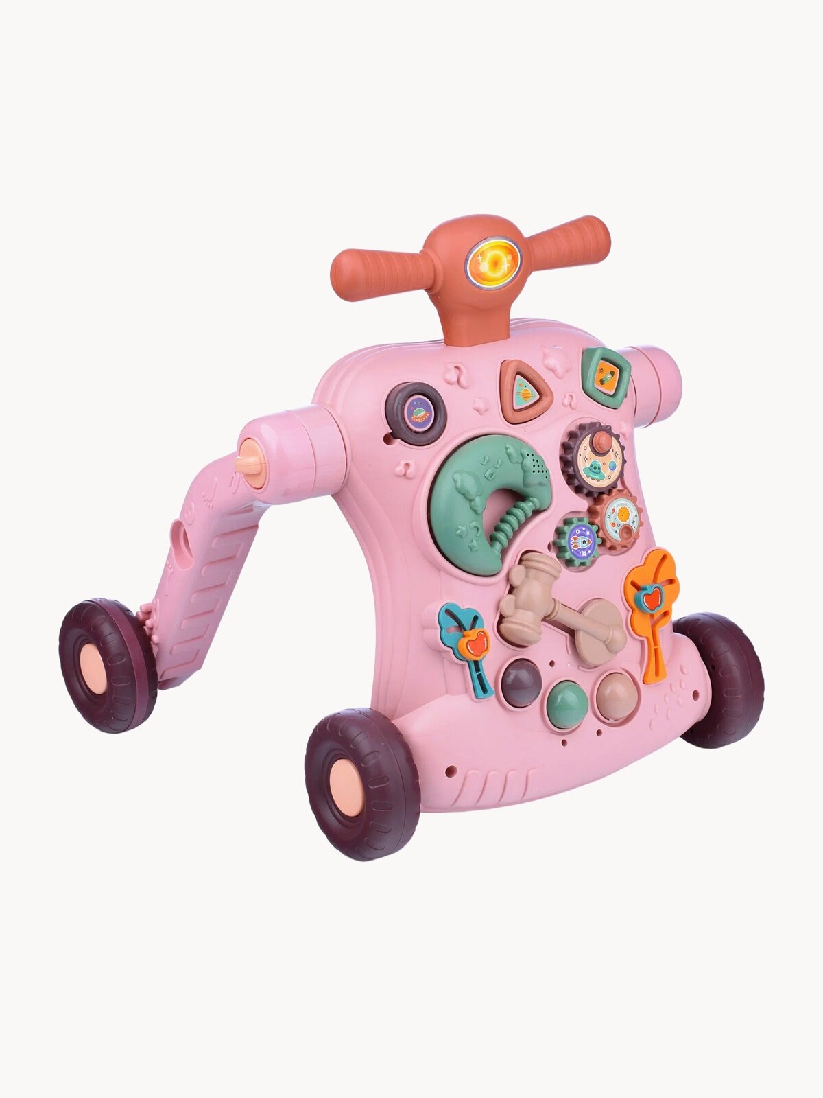 Каталка, Ходунки детские музыкальные, Развивающий игровой центр 6в1, Беговел-трансформер для малышей