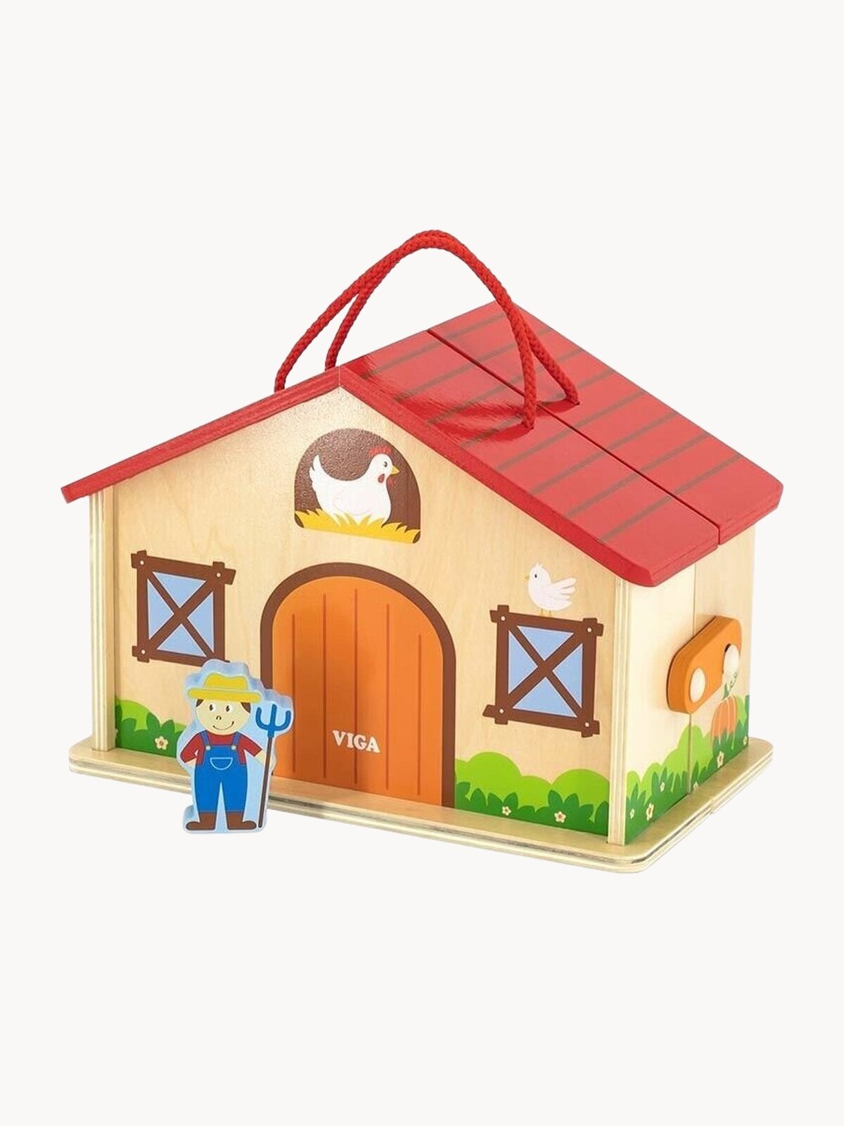 Игровой набор Viga Домик с фигурками животных 51618