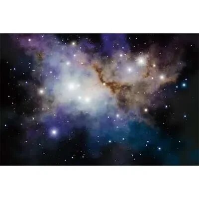 MOON.QG виниловый фон темно-синее звездное небо 120x80cm, THXY00353