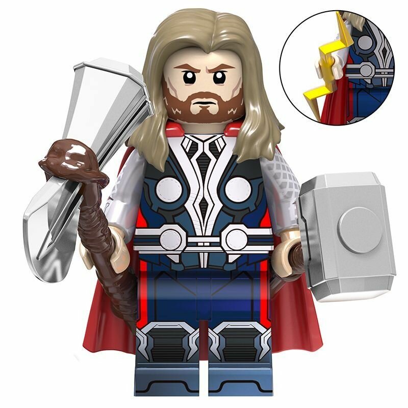 Langton-фигурок минифигурки Marvel Superheroes - Avengers, конструктор для мальчиков 4.5см-Thor Odinson