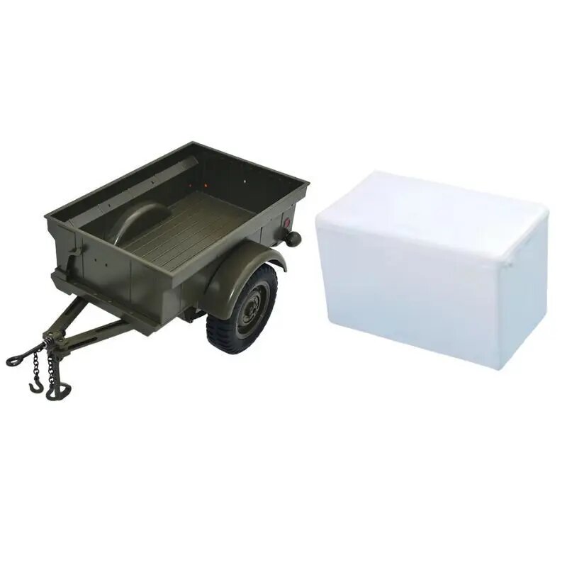 Радиоуправляемый автомобиль JJRC C8815 1941 JEEP WILLYS для детей, Trailer-Foam box