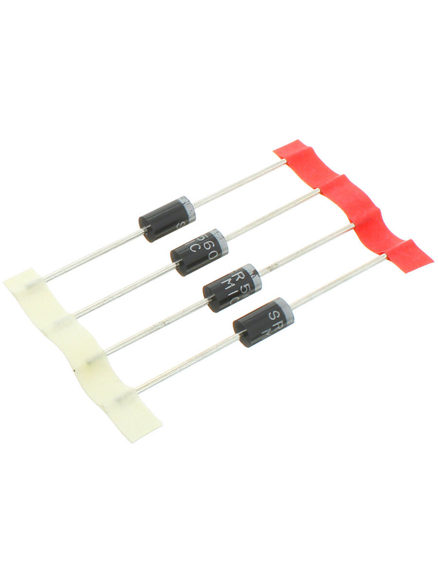 Диод 3А 1000В 1N5408G DO-201AD YJ (упаковка 4шт)