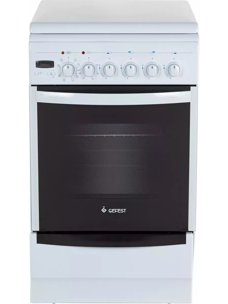 Плита GEFEST "5102-03" белая, газовая, с электрической духовкой