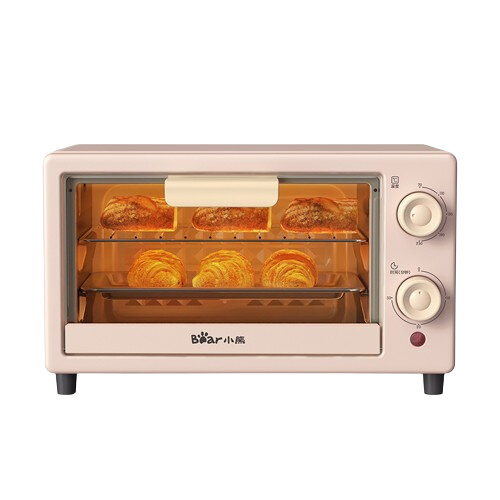Тостер-духовка, цвет: peach, многофункциональная, с грилем, мощность 1500 Вт, 7 уровней поджаривания, компактный дизайн
