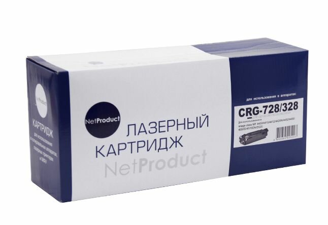 Картридж NetProduct (N-728/328) для Canon MF-4410/4430/4450/4570/4580, 2,1K