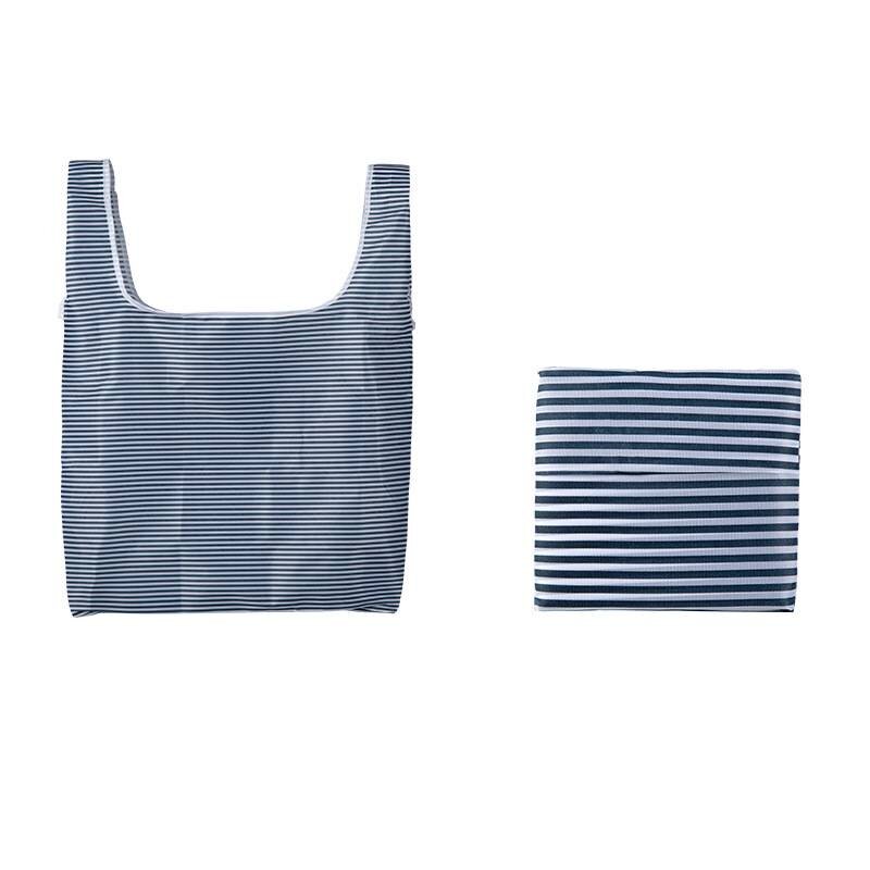 Сумка oxford large capacity tote bag easy to fold and store great for shopping, темно синий