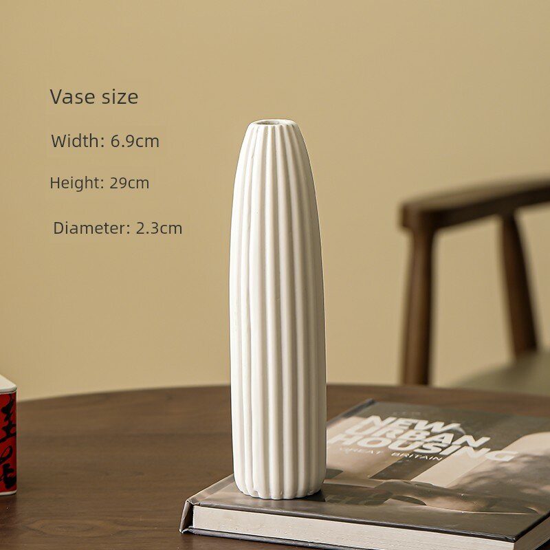 Керамическая ваза, декор в стиле дзен для дома, элитный декор для обеденного стола, тумбы под телевизор, прихожей,