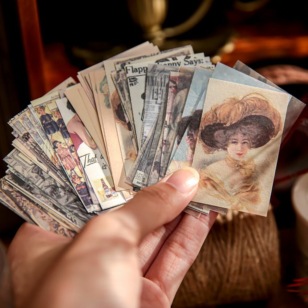 Бумага для скрапбукинга Mr.paper Ретро стиль 50 листов/книга Можно использовать для украшения блокнотов Материалы ручной работы DIY