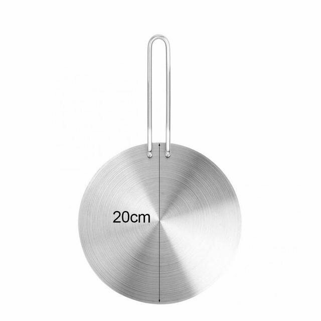 Плита для диффузии тепла индукционная плита теплопроводящая плита адаптер индукционной плиты съемная ручка радиатор 20 см