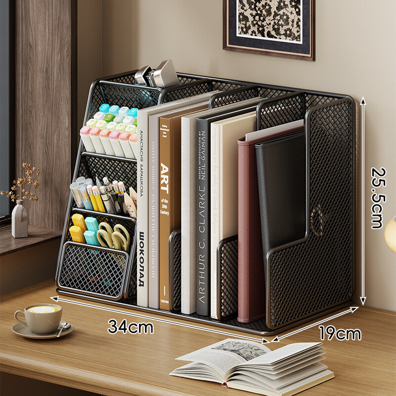 Настольная книжная полка, подставка для книг, стеллаж для хранения книг, простая многоярусная полка для файлов, органайзер для хранения на столе в студенческом общежитии