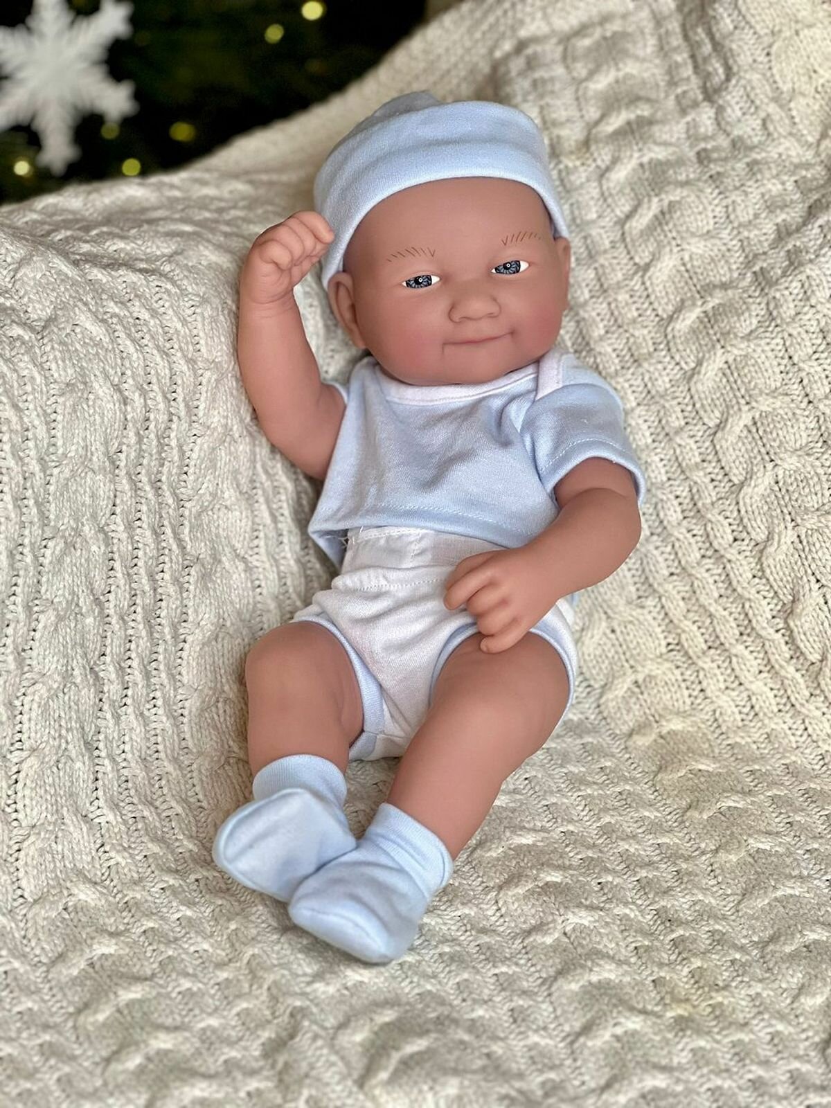 Кукла виниловая 35 см в пакете (JX-293A2)